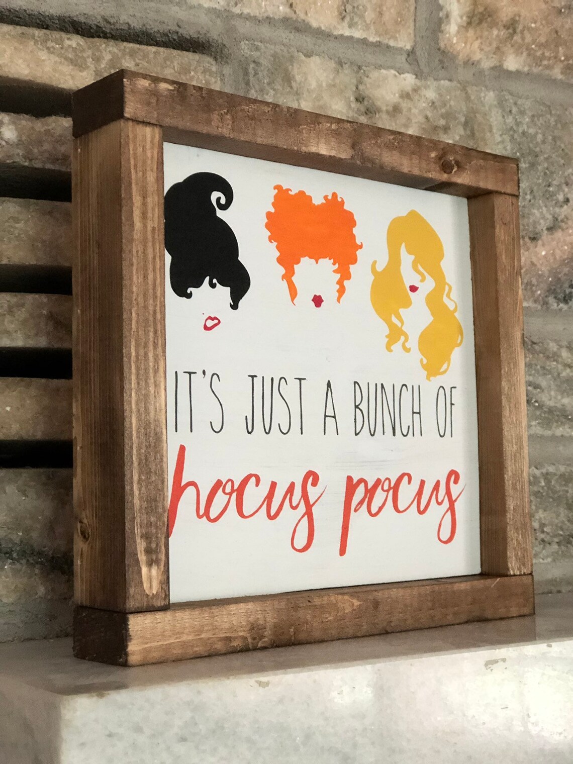 It's Just A Bunch of Hocus Pocus Sign Fall Decor - Etsy