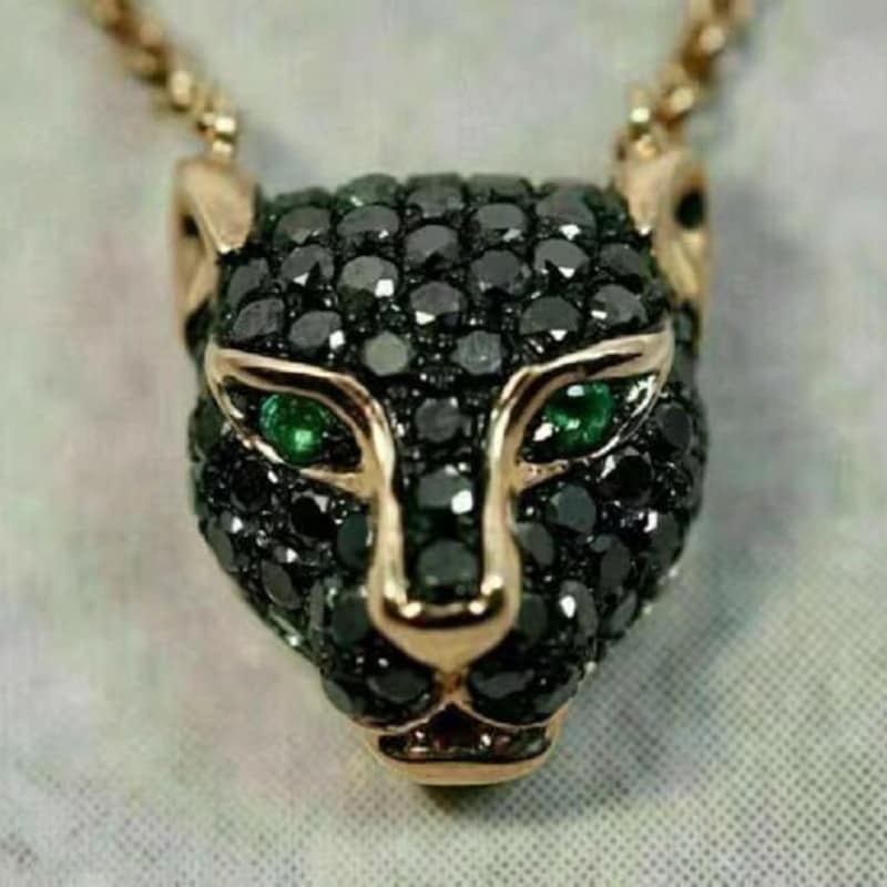 Black Panther Necklace - Etsy