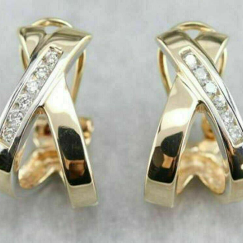 Omega Back Earrings - Etsy