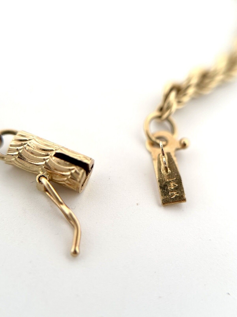 14k Yellow Gold Twisted Rope Chain Necklace 3.3mm 18” Long - Etsy