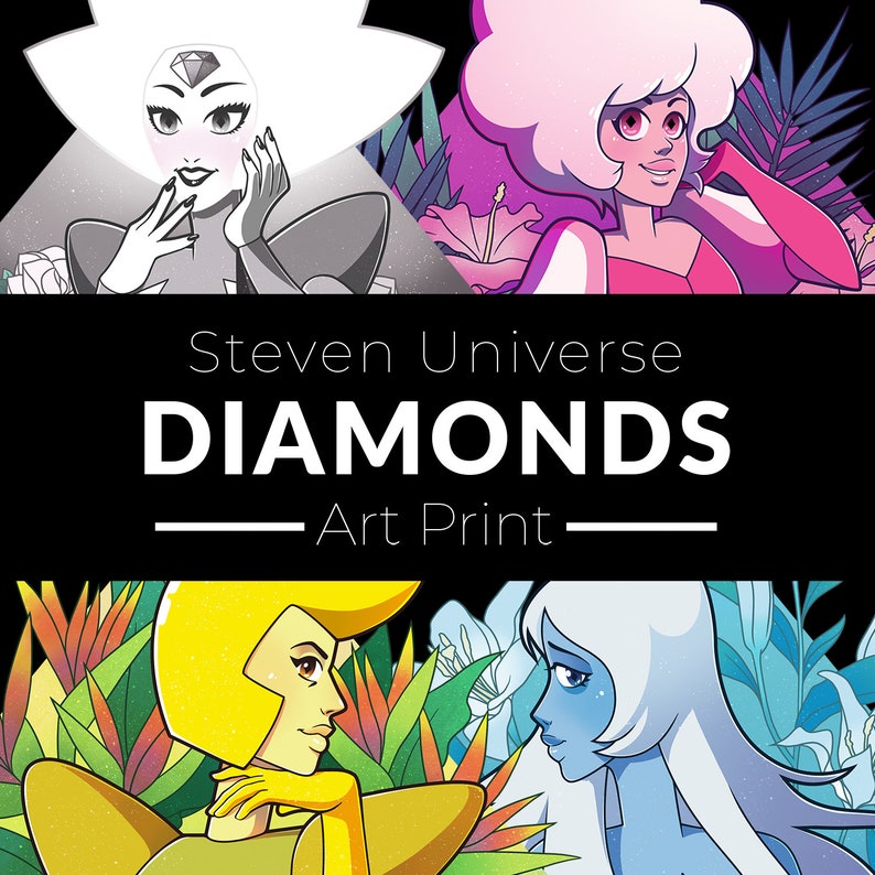Diamonds Print Series - Etsy