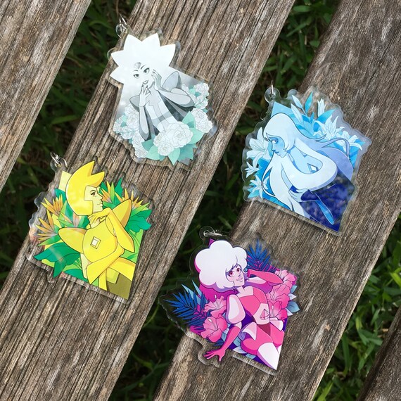 Diamonds Acrylic Charms | Etsy