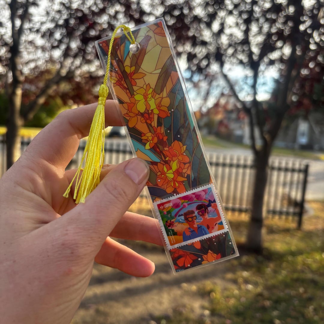Laminated Bookmark From Canada - Etsy