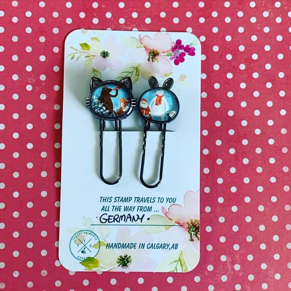 Postage Stamp Paper Clip | Etsy