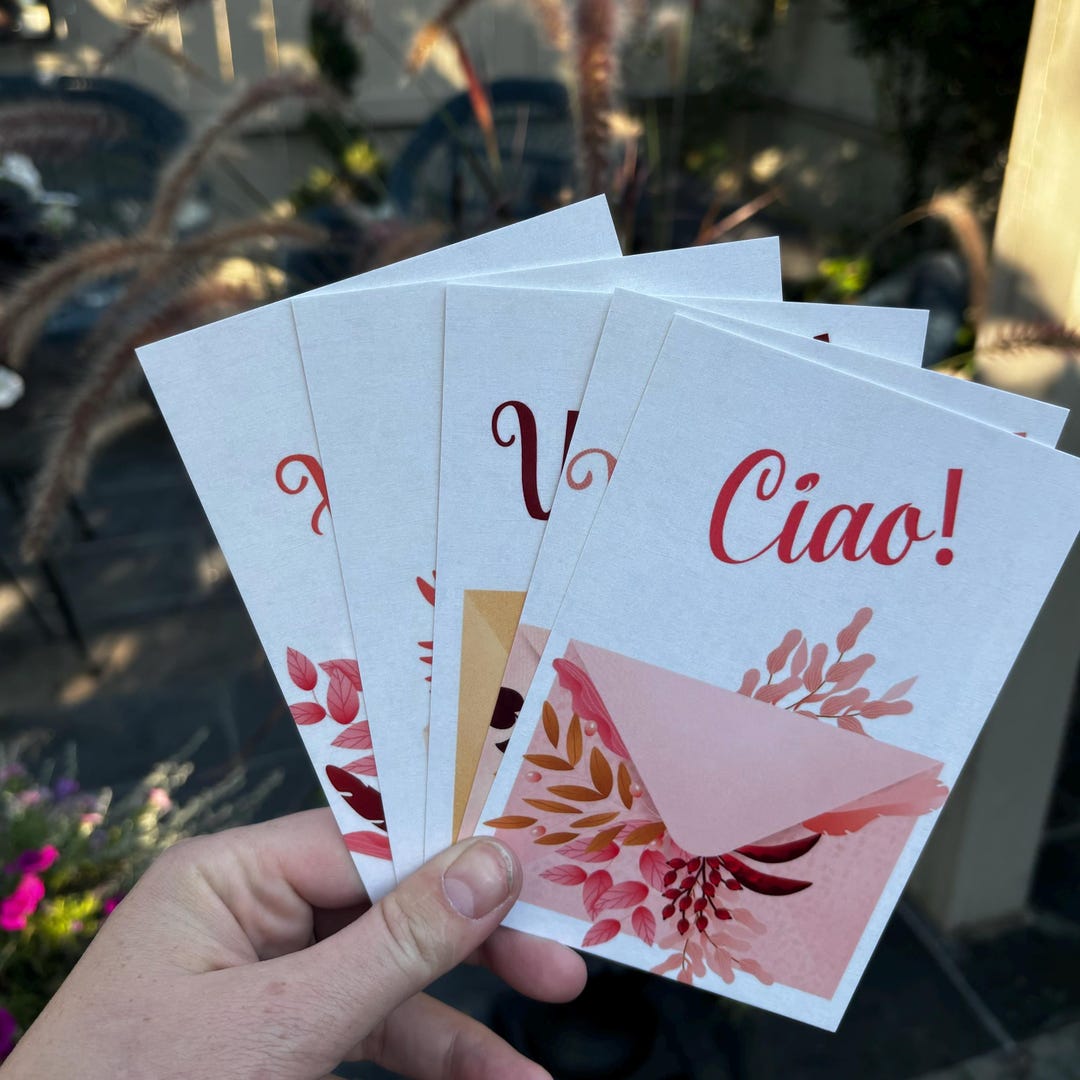 Say Hello Postcards - Etsy