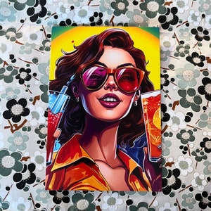 Pop Art Postcard Set - Etsy