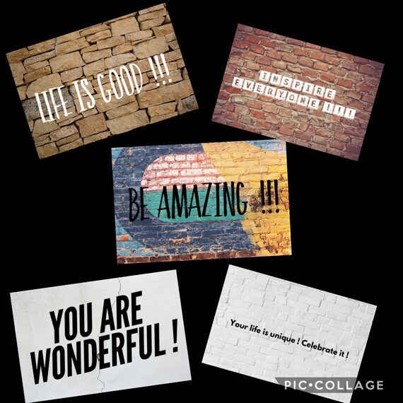 Feel Good Postcards | Etsy