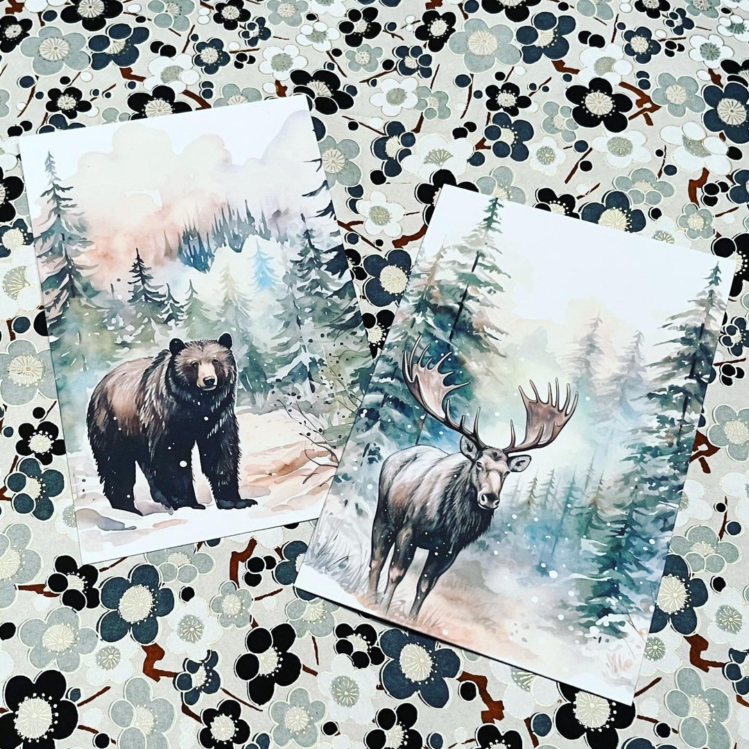 In the Wild Postcard Set - Etsy