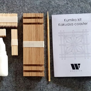 DIY Kumiko Kit. Coasters With Japanese Art. No Need to Cut and Ready ...