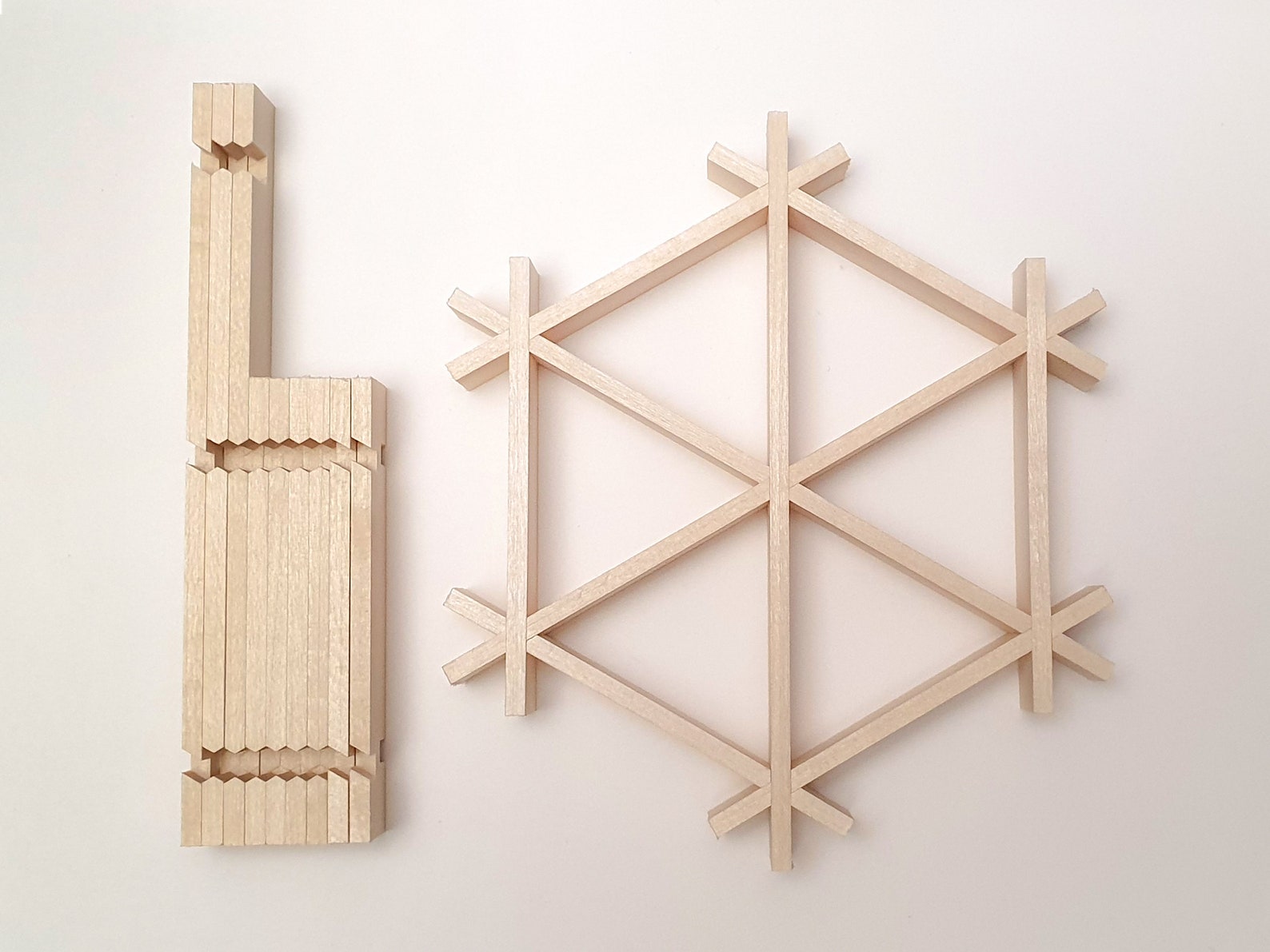 Kumiko Kit for Hexagonal Pattern. Kumiko Grid for Your - Etsy