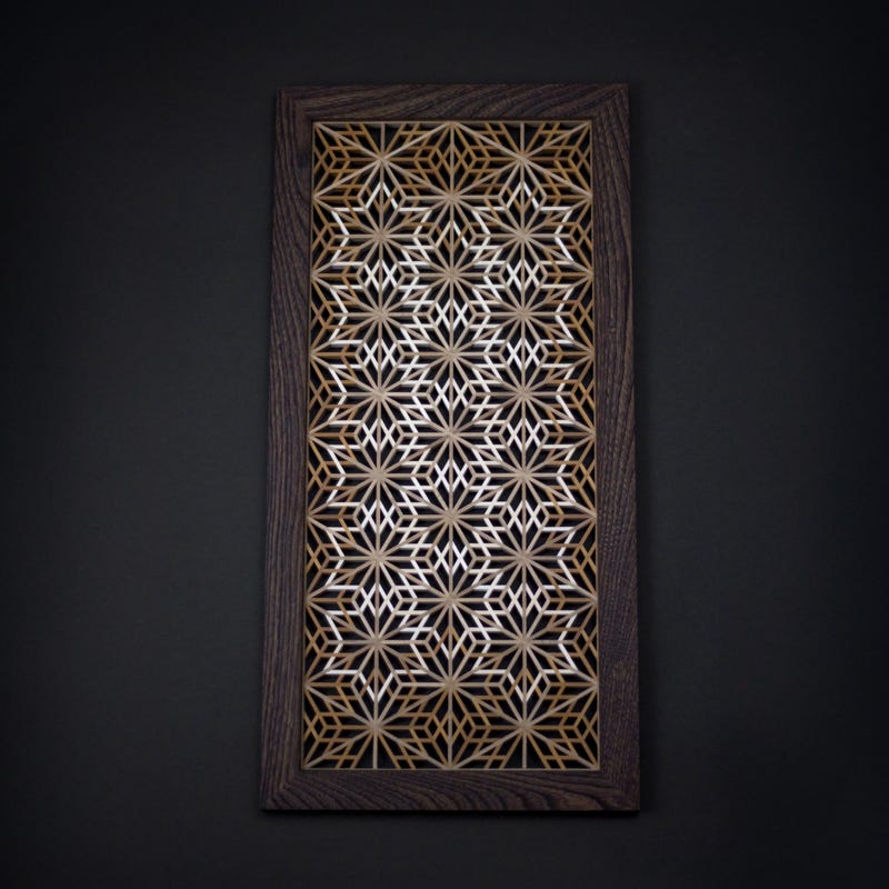 Wooden Japanese Panels - Etsy