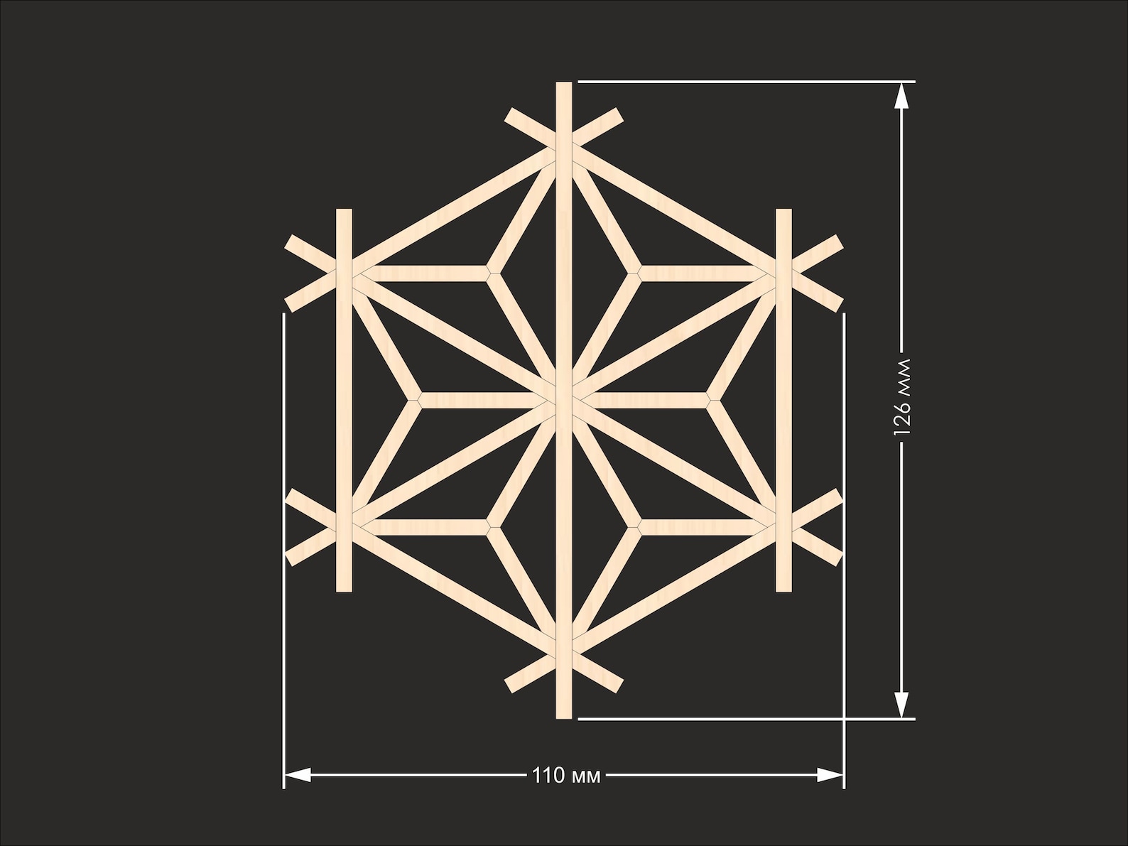 Kumiko Kit for Hexagonal Pattern. Kumiko Grid for Your - Etsy