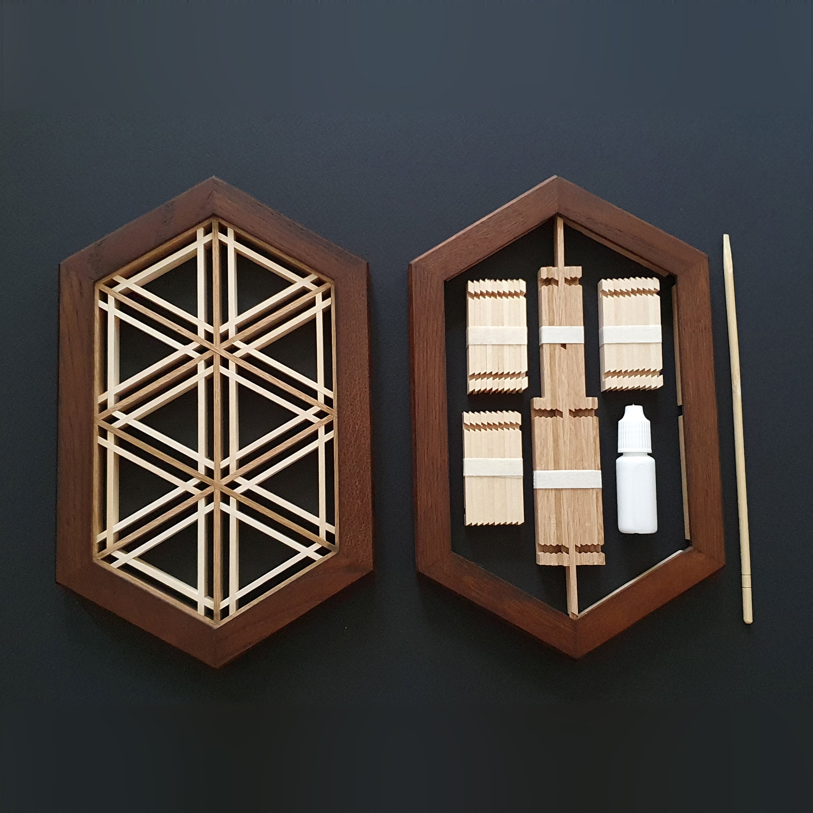 Wall Decor Kumiko Kit. No Need to Cut and Ready to - Etsy