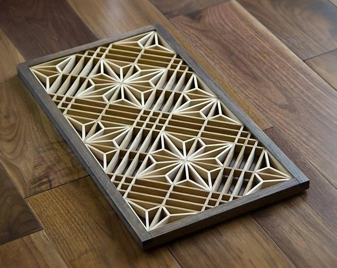 Modular Kumitech Kit | Multi-layer 3D Wooden Laser Cut Wall Art, Kumiko ...