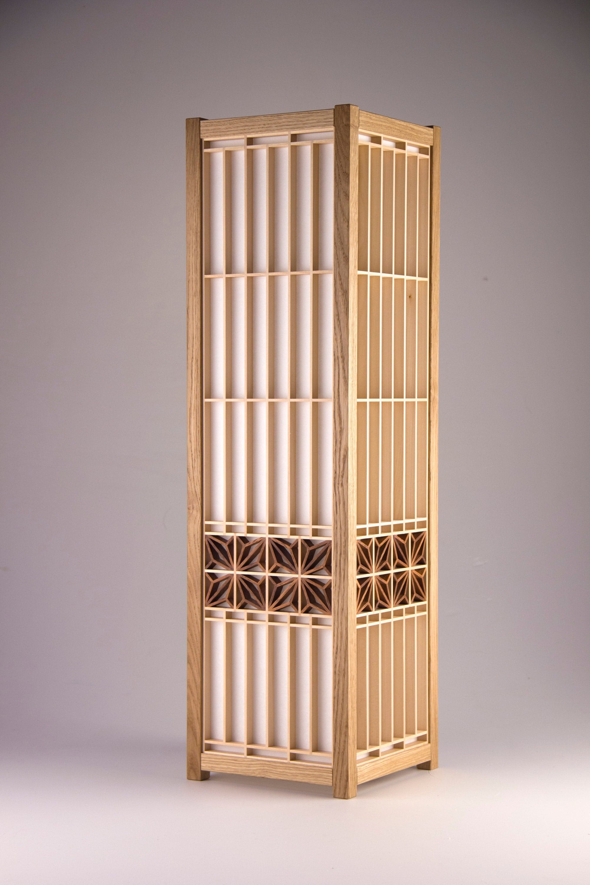 Wooden Kumiko Lamp - Etsy