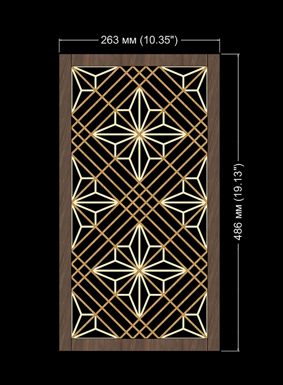 Kumiko Kit. No Need to Cut and Ready for Assemble. Pattern - Etsy