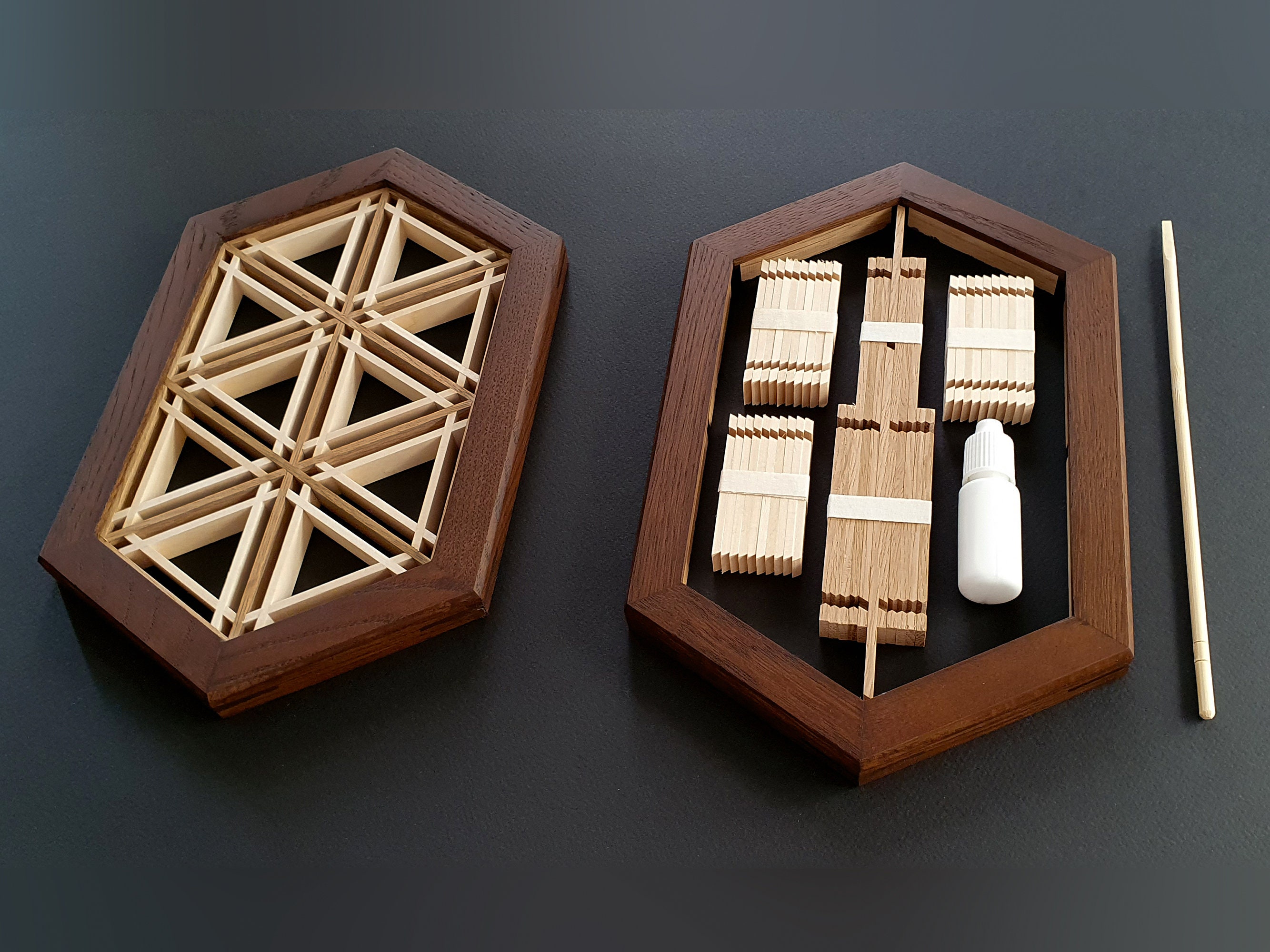 Wall Decor Kumiko Kit. No Need to Cut and Ready to - Etsy
