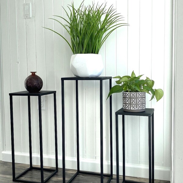 Black Plant Stand - Etsy