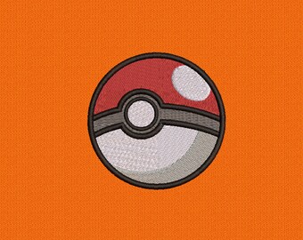 Pokeball Embroidery Design - Etsy