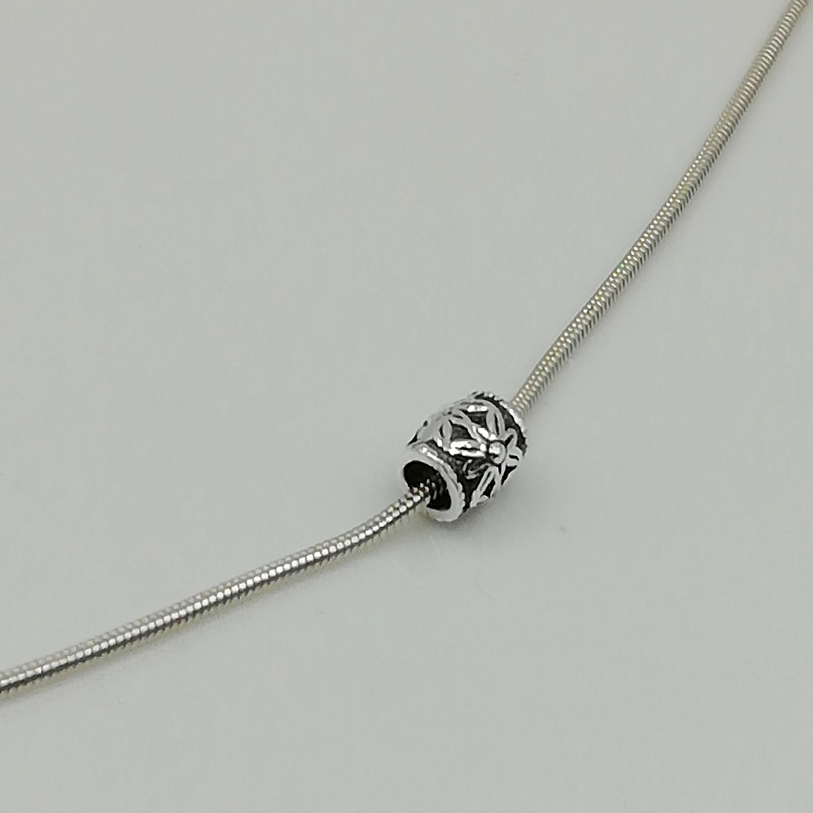 Sterling Silver Beads - 925 Silver Multipurpose Beads - Silver Necklace ...