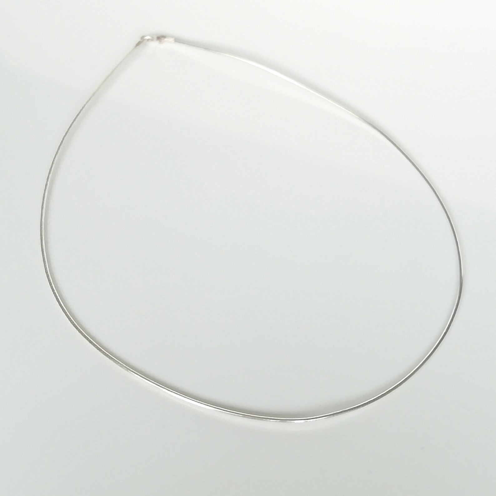 Minimalist Style - Silver Neck Wire - Neck Jewelry - Hypoallergenic ...