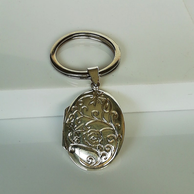 Silver Neck Locket Victorian Locket Photo Pendant Gift | Etsy