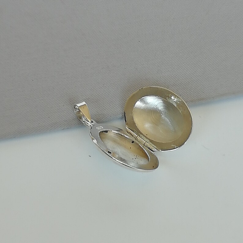Silver Locket Neck Locket Charm Photo Pendant Gift for A | Etsy