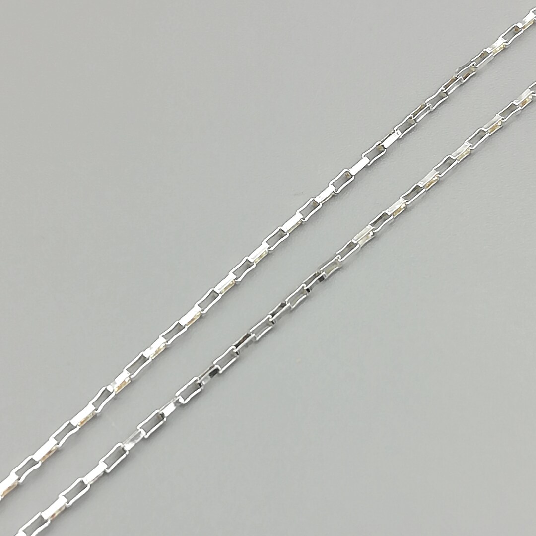 Cable Neck Chain - Silver Chain - Unisex Neck Chain - Long Chain ...