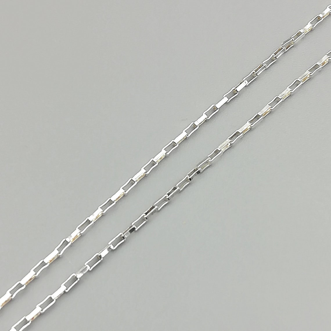Cable Neck Chain Silver Chain Unisex Neck Chain Long | Etsy