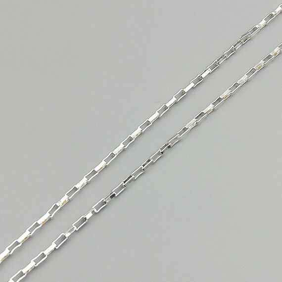 Cable Neck Chain Silver Chain Unisex Neck Chain Long | Etsy