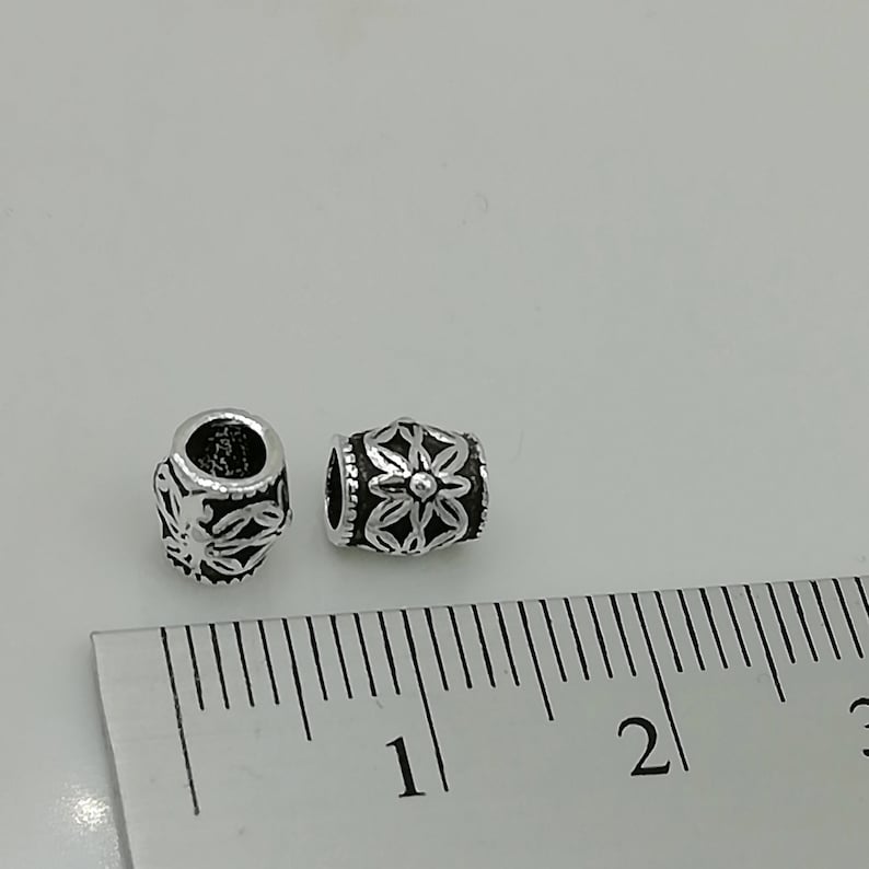 Sterling Silver Beads - 925 Silver Multipurpose Beads - Silver Necklace ...