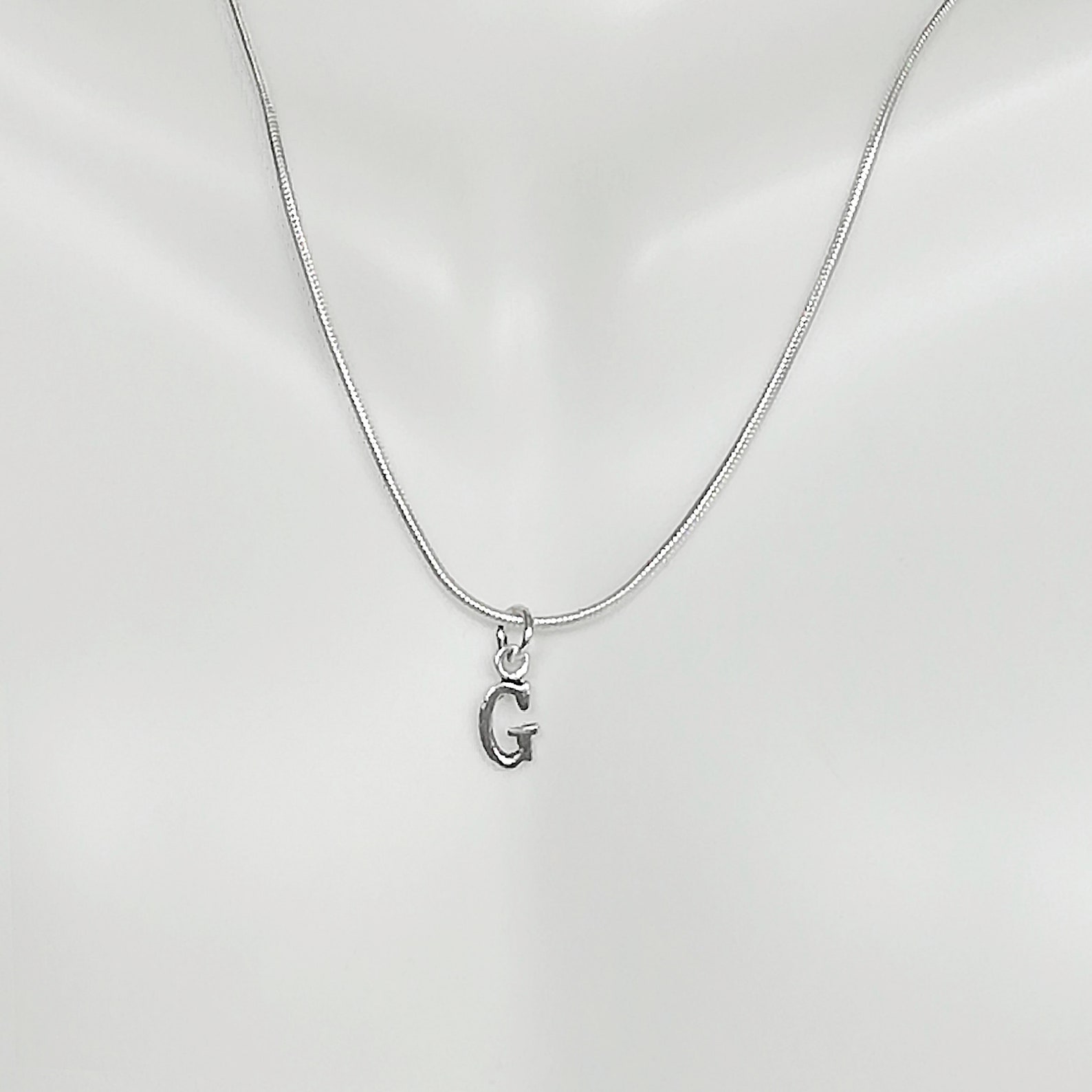 Alphabets Charm - Silver Letters Charm - Personalized Charms - Dainty ...