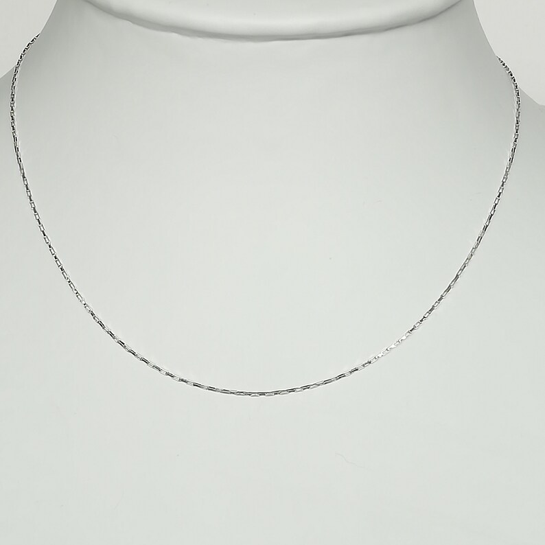 Cable Neck Chain Silver Chain Unisex Neck Chain Long | Etsy