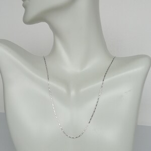 Cable Neck Chain - Silver Chain - Unisex Neck Chain - Long Chain ...