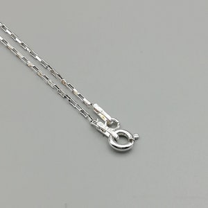 Cable Neck Chain - Silver Chain - Unisex Neck Chain - Long Chain ...