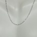 Sterling Silver Chain Simple Silver Chain Long and Round - Etsy