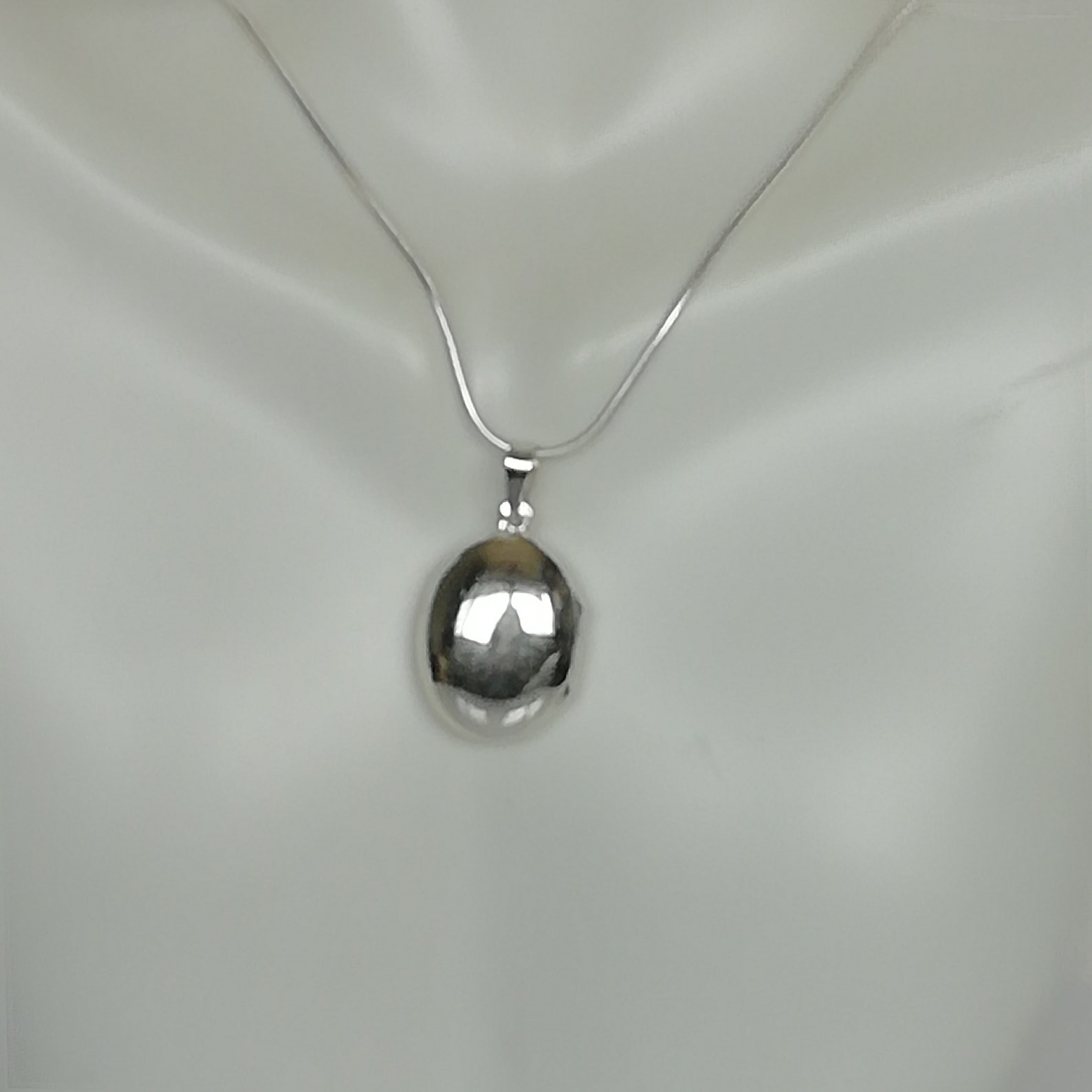 Silver Locket Neck Locket Charm Photo Pendant Gift for A | Etsy