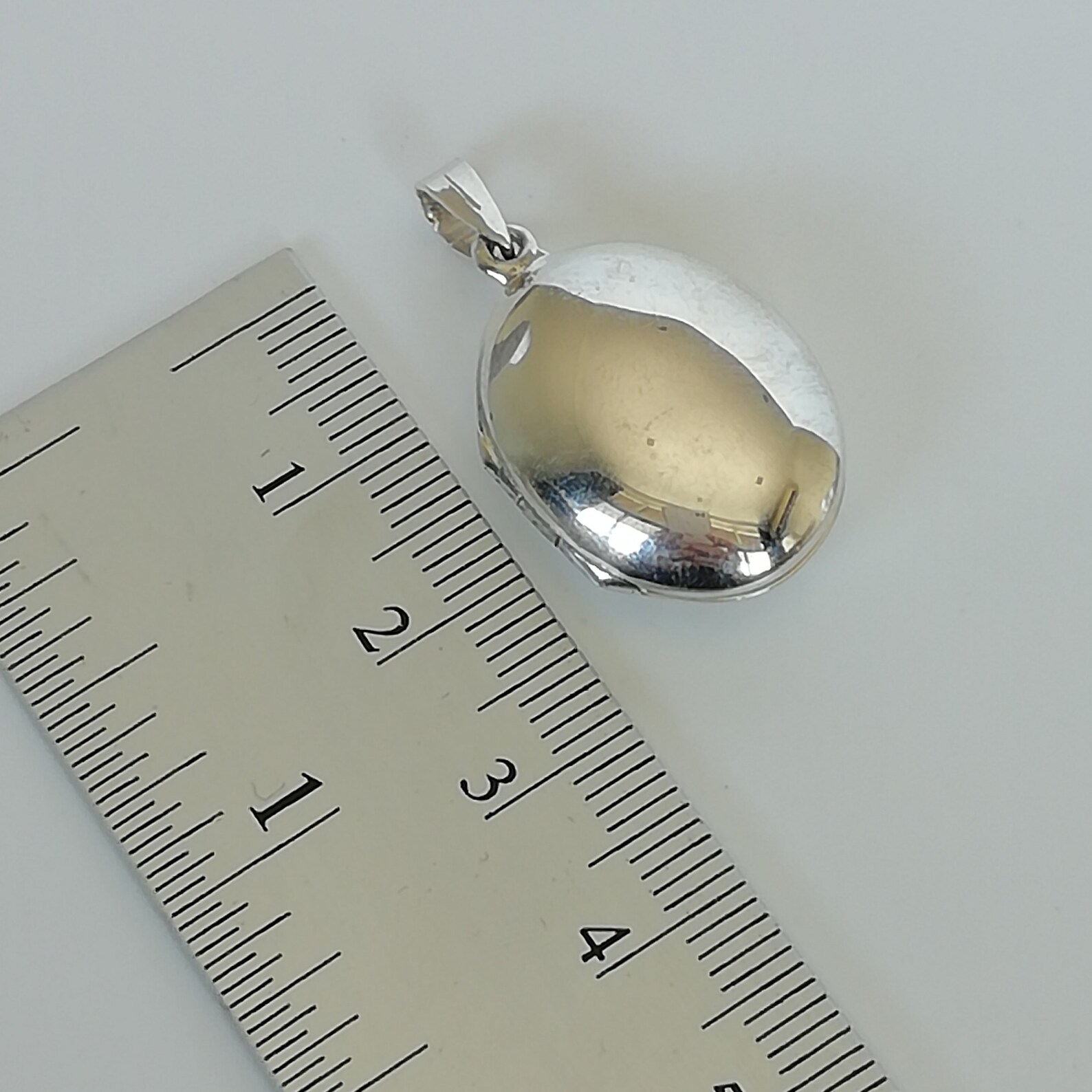 Silver Locket Neck Locket Charm Photo Pendant Gift For A | Etsy