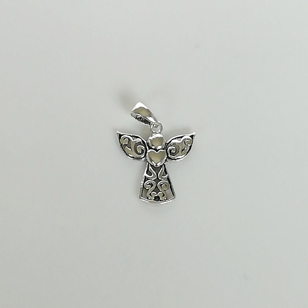 Pendentif Ange Charme Ange Argent Ange de Noël Bracelet Charme Bijoux ...