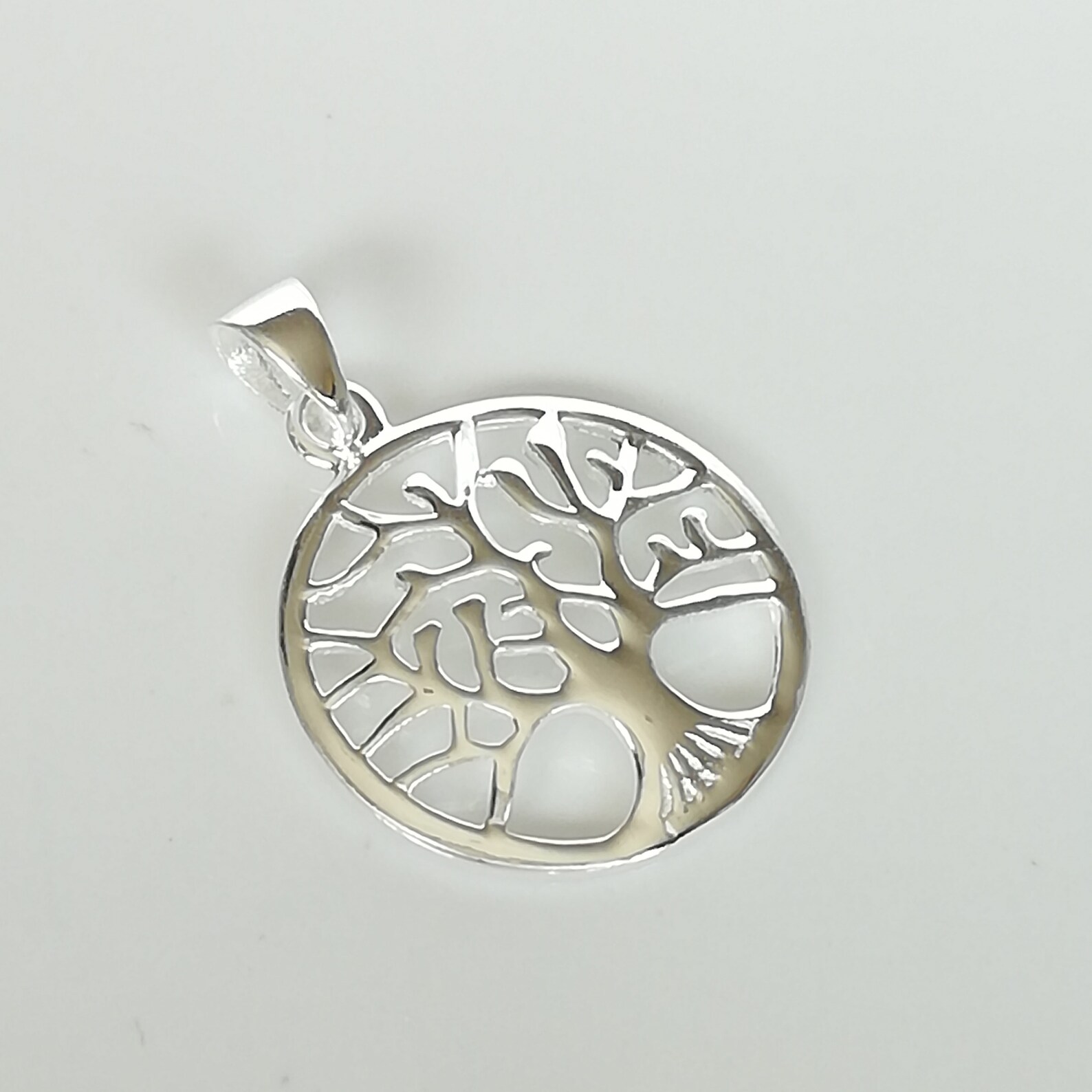 Tree of Life - Silver Necklace -silver Tree Charm - Bohemian Pendant ...