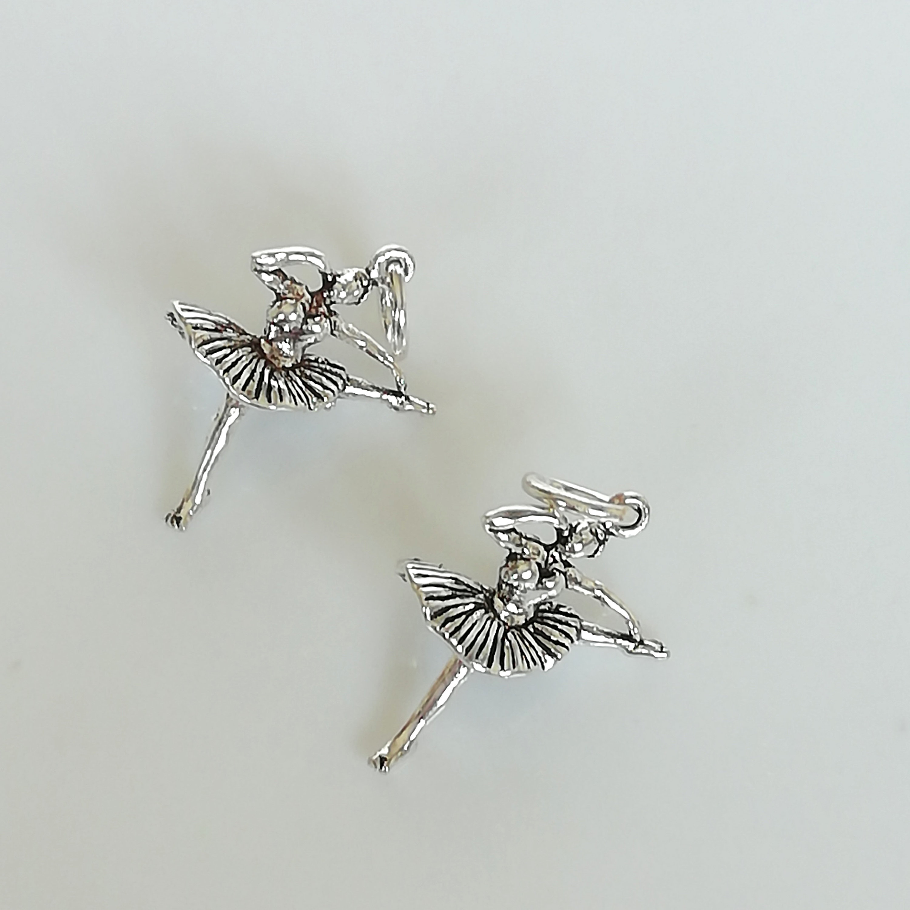 Ballerina Necklace - Silver Ballerina - Silver Neck Charm - Gifts for ...