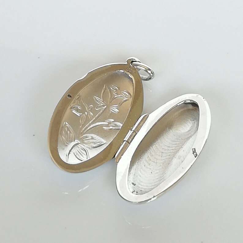 Silver Locket - Neck Locket Charm - Photo Pendant - Gift for Loved One ...
