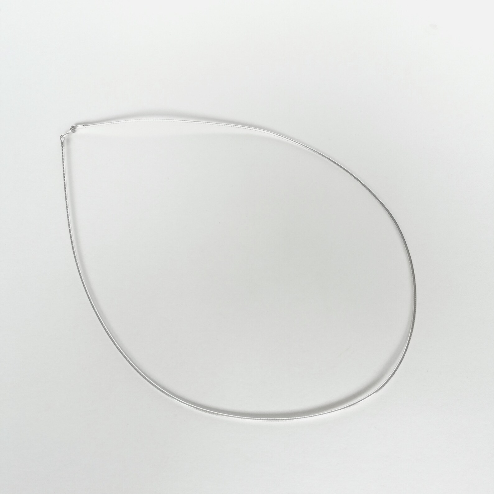 Minimalist Style - Silver Neck Wire - Neck Jewelry - Hypoallergenic ...