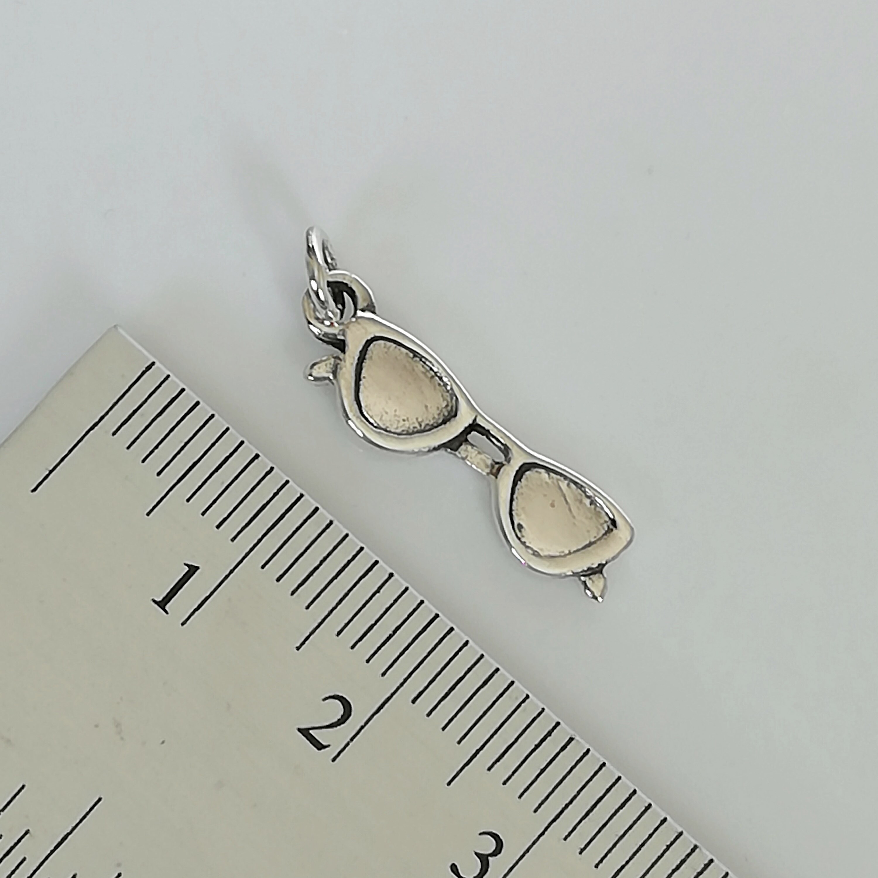 Sunglasses Charm Silver Eye Glasses Sunglasses Pendant | Etsy