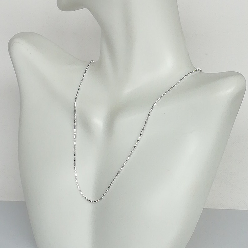 Sterling Silver Chain Simple Silver Chain Long and Round | Etsy