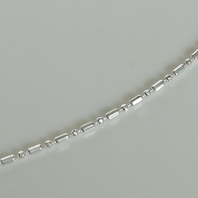 Sterling Silver Chain Simple Silver Chain Long and Round | Etsy