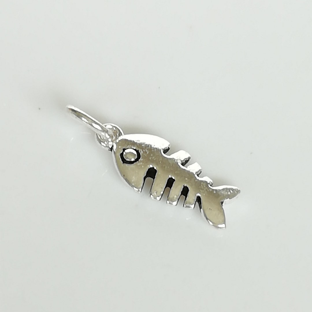 Silver Fishbone - Fishbone Necklace - Silver Jewelry - Silver Bracelet ...