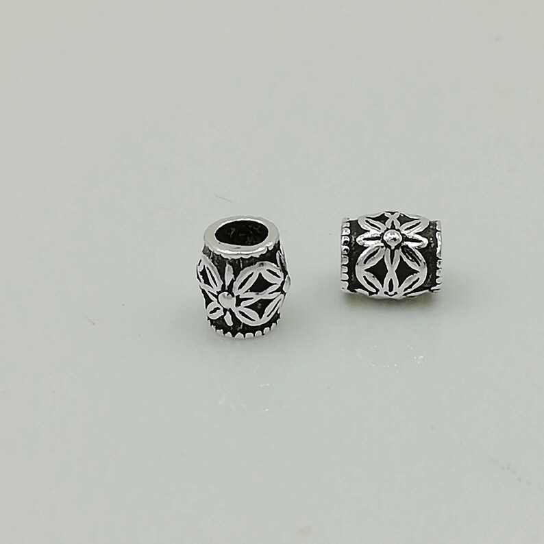 Sterling Silver Beads - 925 Silver Multipurpose Beads - Silver Necklace ...