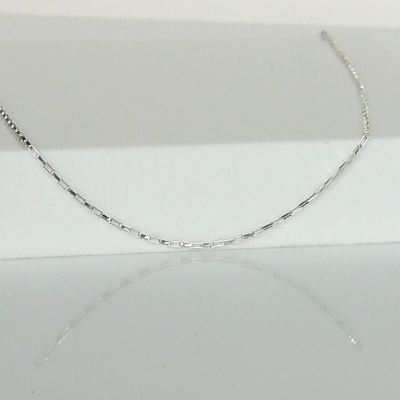 Cable Neck Chain Silver Chain Unisex Neck Chain Long | Etsy