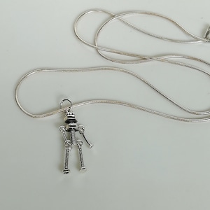 Sterling Silver Screw Robot Pendant - Steampunk Pendant - Robot ...